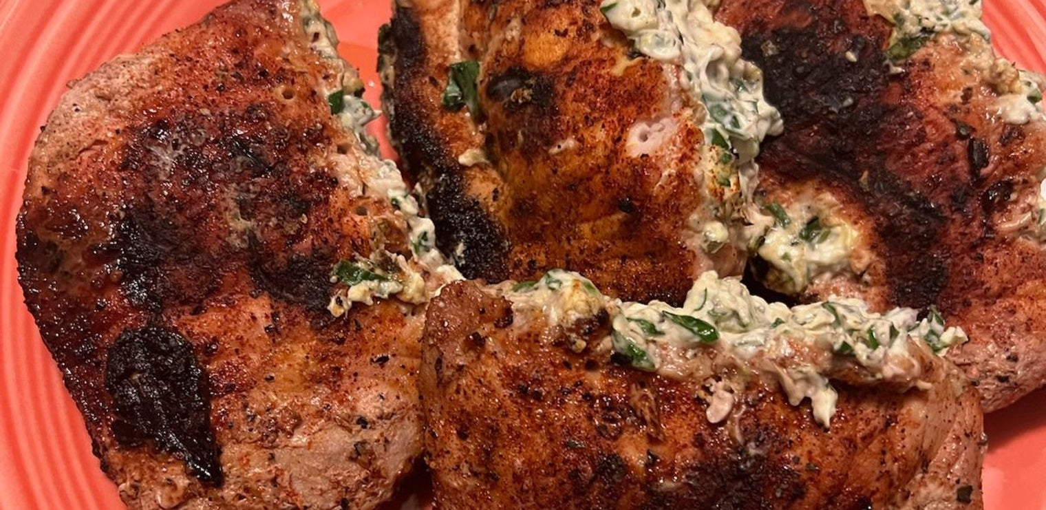 Fire Pit Grilling Recipe: Stuffed Pork Chops | Expert Tips From Walden ...