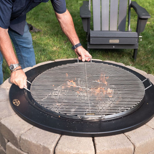 Walden Stainless Steel Fire Pit BBQ Grilling Grate