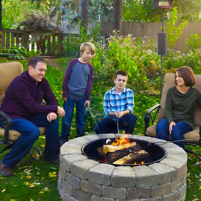 30" Fire Pit Ring for Bonfires and Cooking | Durable Fire Rings ...