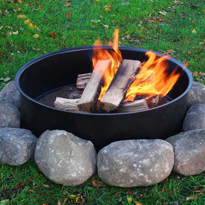 30" Fire Pit Ring for Bonfires and Cooking | Durable Fire Rings ...